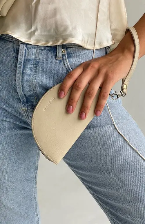 MANDRN Leather Halfmoon Wallet