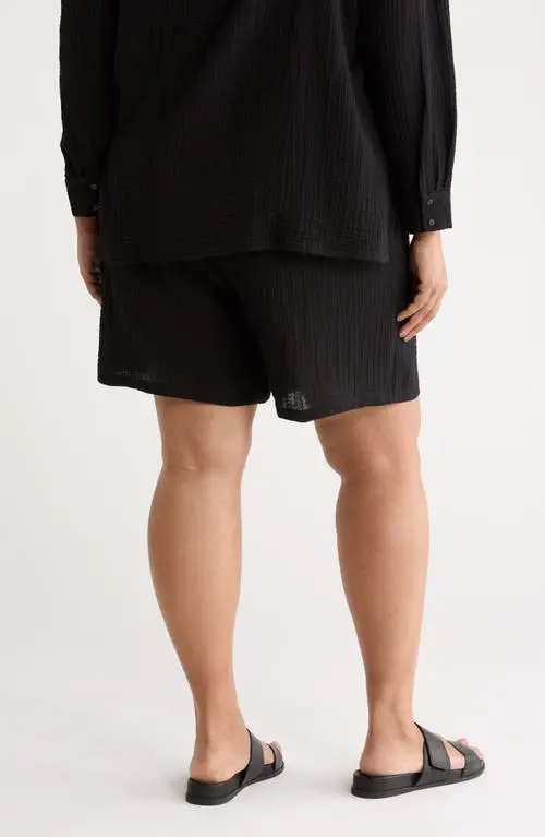 Eileen Fisher Organic Cotton Gauze Shorts