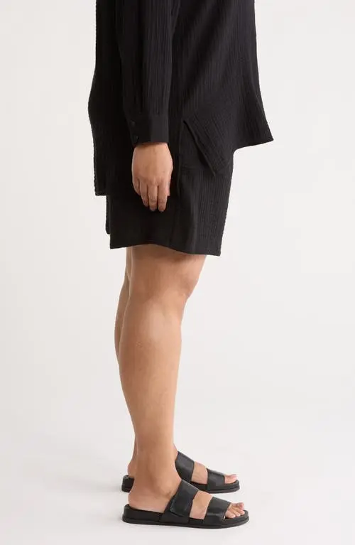 Eileen Fisher Organic Cotton Gauze Shorts