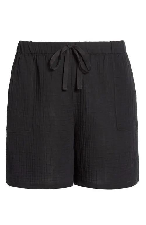 Eileen Fisher Organic Cotton Gauze Shorts