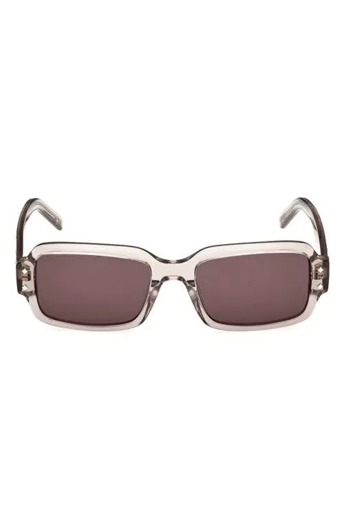 Mcm Rectangular Sunglasses - Beige/pale Gold/brown