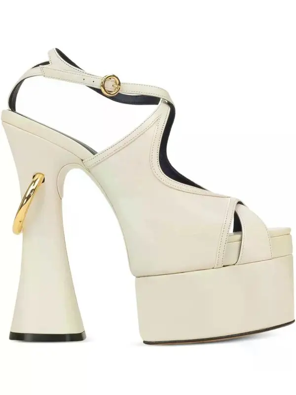 LANVIN Platform Ring-detail Sandals