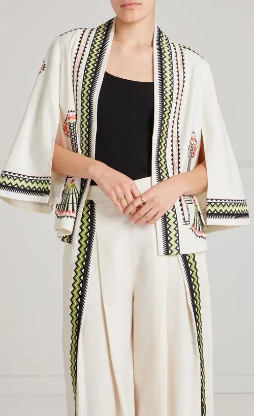 TEMPERLEY LONDON Avalon Jacket - Ivory