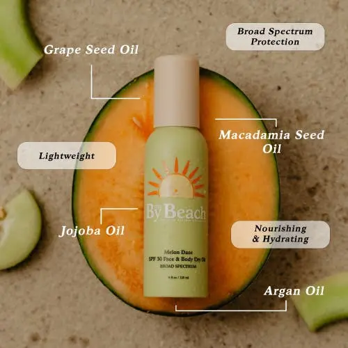 BY THE BEACH SUNCARE Melon Daze Spf30 Dry Oil 4oz