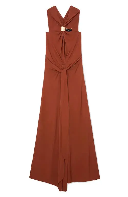 REISS Fortuna Clasp Detail Maxi Dress