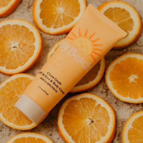 BY THE BEACH SUNCARE Citrus Crush Spf30 Face & Body Cream 6oz