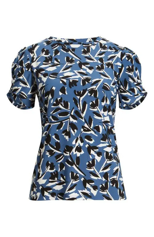 Anne Klein Floral Puff Sleeve Top