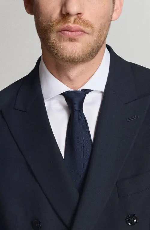 Mango Monaco Slim Fit Double Breasted Suit Jacket