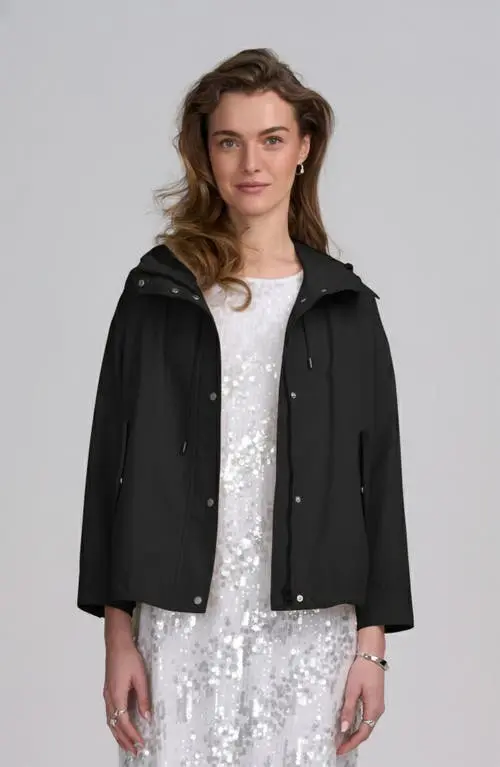 ELLE COLLECTION Cropped Hooded Parka Jacket
