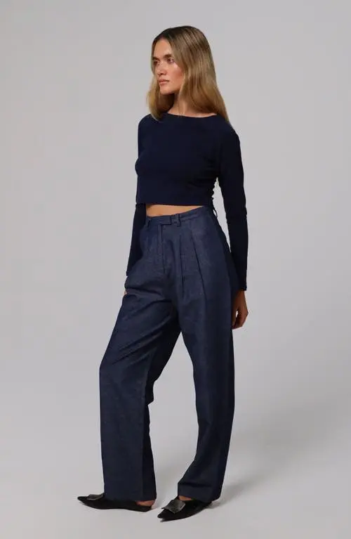 JUANA High Rise Trousers - Denim