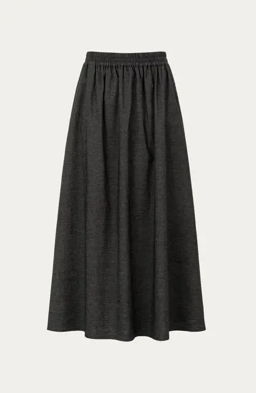 JUANA Hemp Blend Maxi Skirt