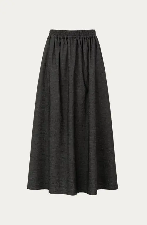JUANA Hemp Blend Maxi Skirt
