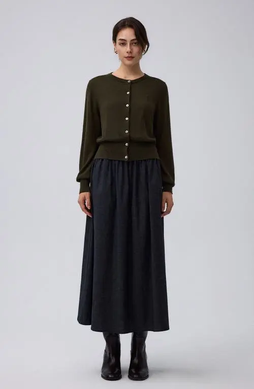 JUANA Hemp Blend Maxi Skirt