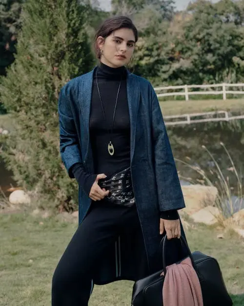 JUANA Ossa Knitted Hemp Turtleneck