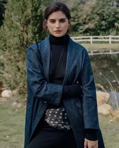 JUANA Ossa Knitted Hemp Turtleneck