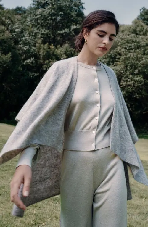 JUANA Liora Knitted Cardigan - Beige