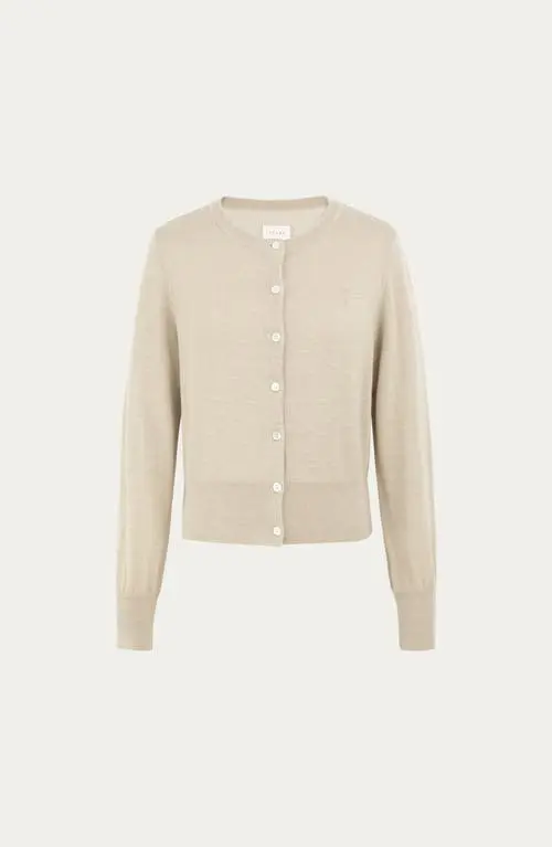 JUANA Liora Knitted Cardigan - Beige