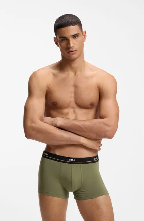 BOSS Essential Assorted 5-pack Stretch Cotton Trunk Boxers