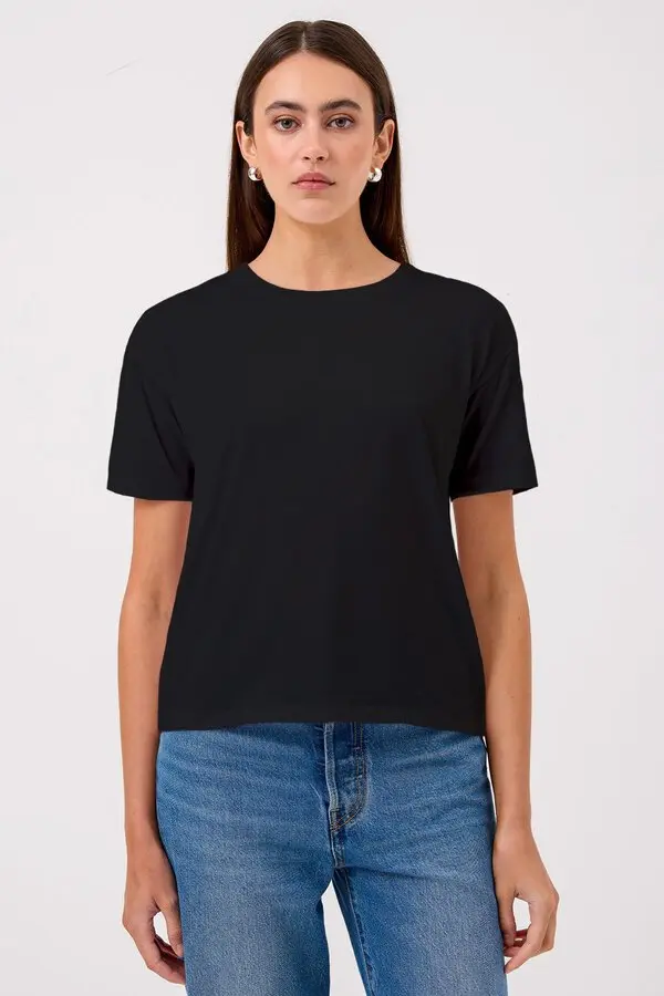 Goldie LeWinter Billie Boyfriend Tee - Black