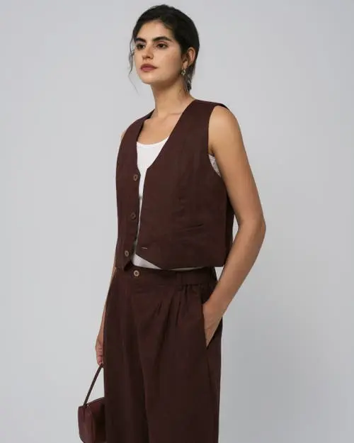 JUANA Hemp Tailored Vest