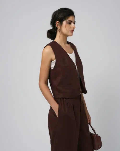 JUANA Hemp Tailored Vest