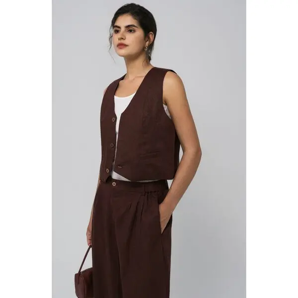JUANA Hemp Tailored Vest