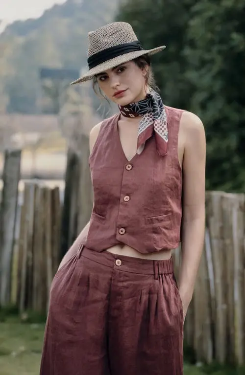 JUANA Hemp Tailored Vest