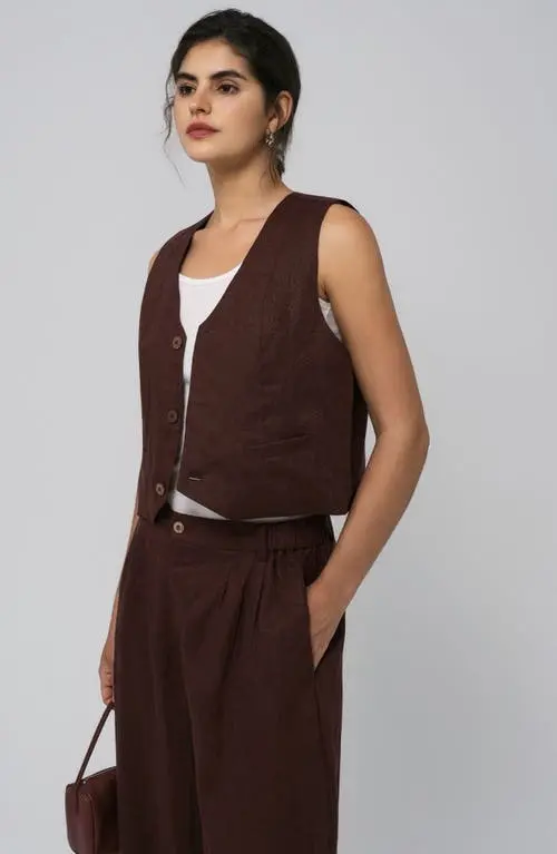 JUANA Hemp Tailored Vest