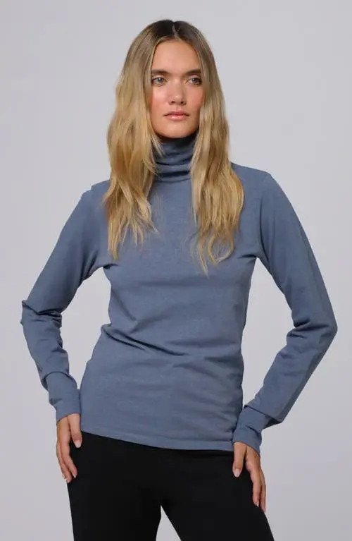 JUANA Hemp Essentials Mockneck - Blue