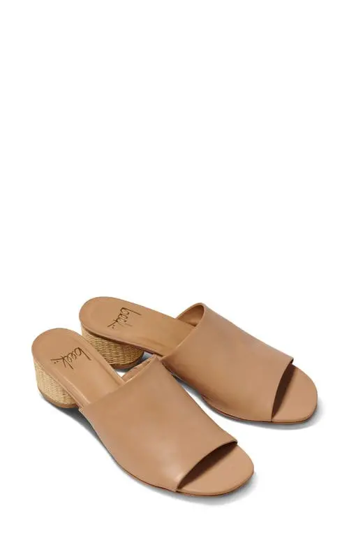 Beek Stilt Slide Sandal With Raffia Block Heel