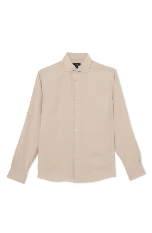REISS Oscar Regular Fit Button-up Shirt - Stone