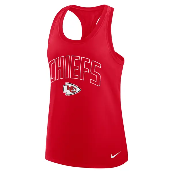 Nike Kansas City Chiefs Dri-fit Racerback Tank Top - Red