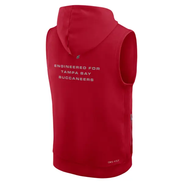 Nike Tampa Bay Buccaneers Sleeveless Pullover Hoodie - Red