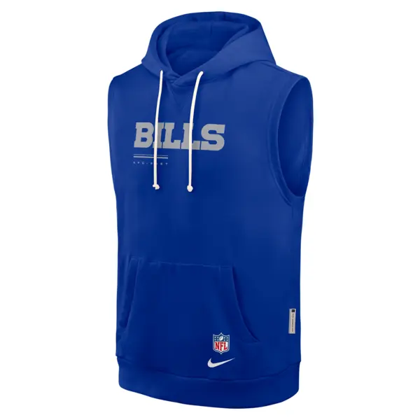 Nike Buffalo Bills Sleeveless Pullover Hoodie - Blue