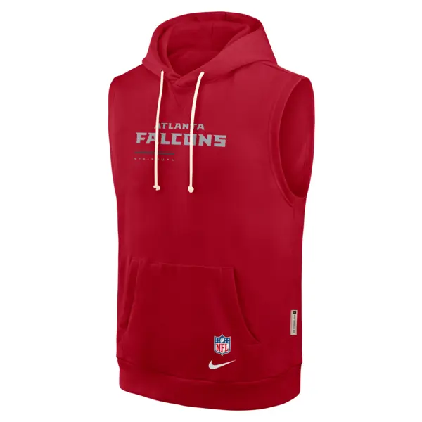 Nike Atlanta Falcons Nfl Sleeveless Pullover Hoodie - Red