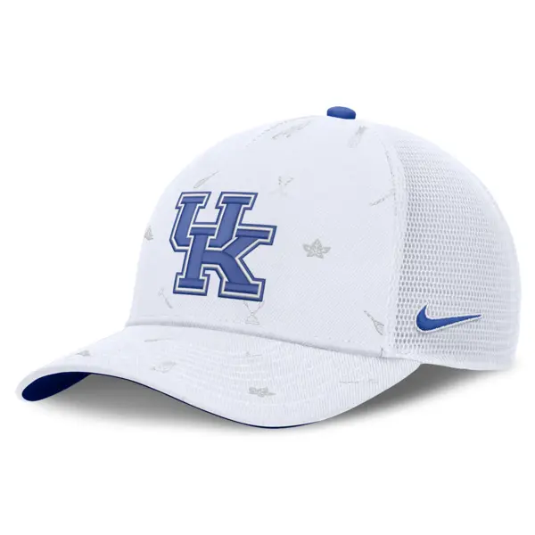 Nike Kentucky Country Club Golfin' Rise College Trucker Hat - White