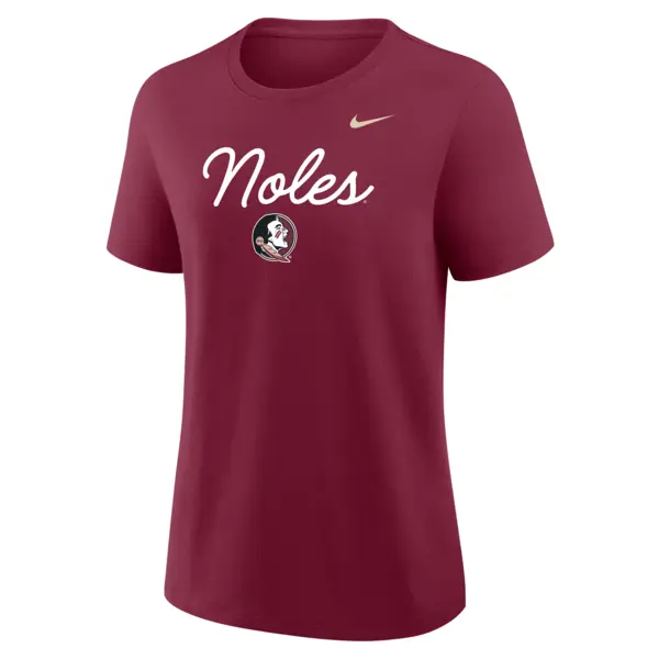 Nike Florida State Script Mantra Logo College T-shirt - Red