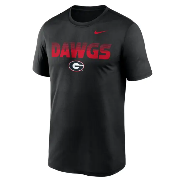 Nike Georgia Primetime Kinetic Mantra Legend Dri-fit College T-shirt - Black