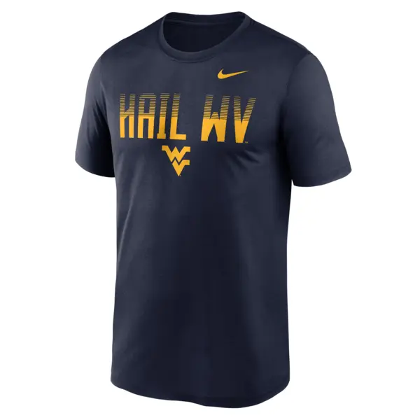 Nike West Virginia Primetime Kinetic Mantra Legend Dri-fit College T-shirt - Blue