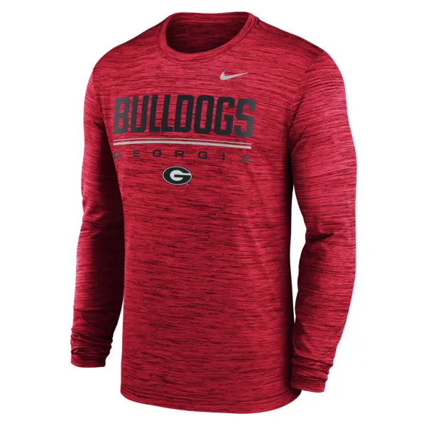 Nike Georgia Bulldogs Dri-fit College Long Sleeve Shirt - Red