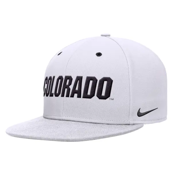 Nike Colorado Coach Prime Pro College Fitted Baseball Cap - White
