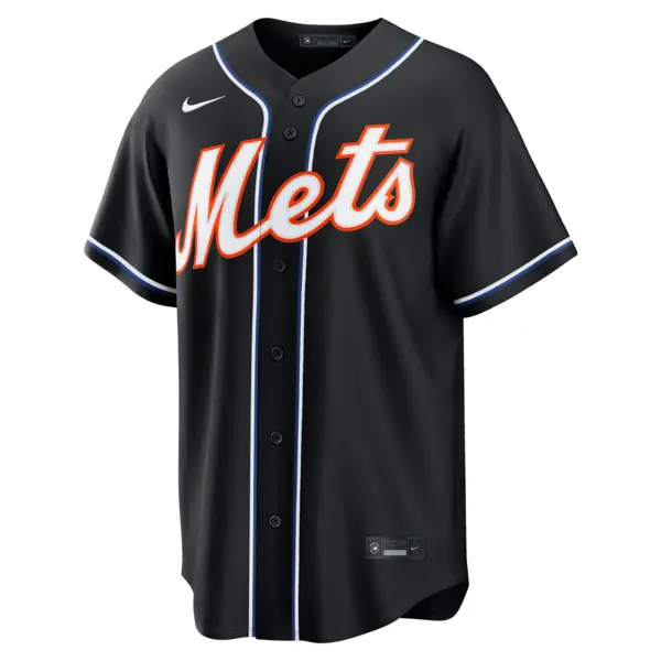 Nike Francisco Lindor New York Mets Replica Jersey - Black