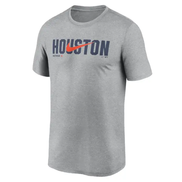 Nike Houston Astros Swoosh Legend Dri-fit Mlb T-shirt - Grey