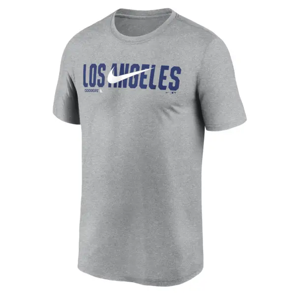 Nike Los Angeles Dodgers Swoosh Legend Dri-fit Mlb T-shirt - Grey
