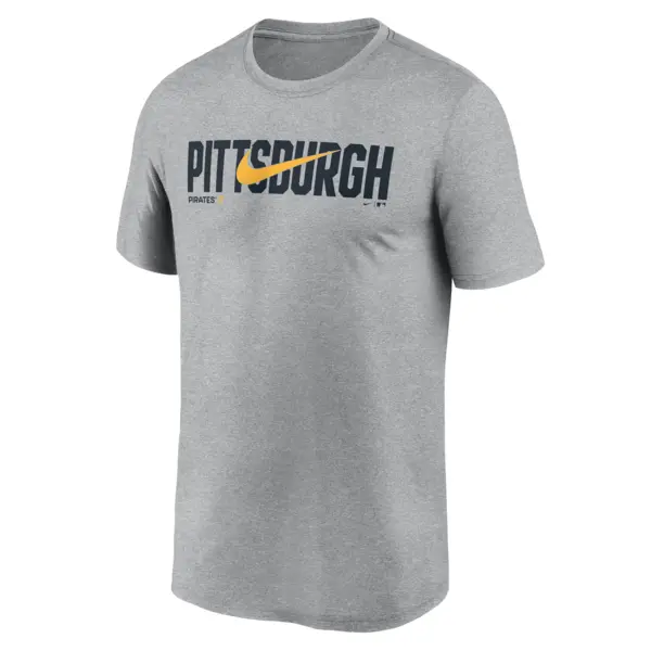 Nike Pittsburgh Pirates Swoosh Legend Dri-fit Mlb T-shirt - Grey