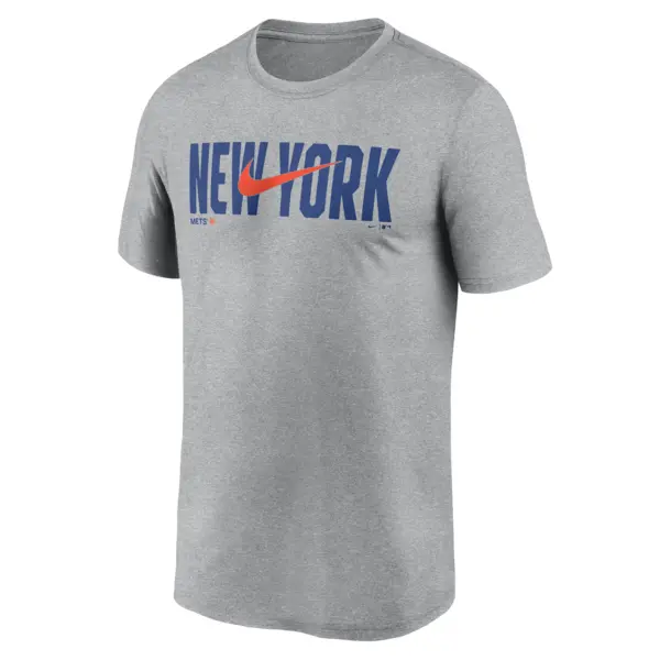 Nike New York Mets Swoosh Legend Dri-fit Mlb T-shirt - Grey