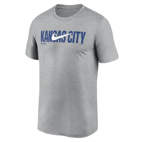 Nike Kansas City Royals Swoosh Legend Dri-fit Mlb T-shirt - Grey