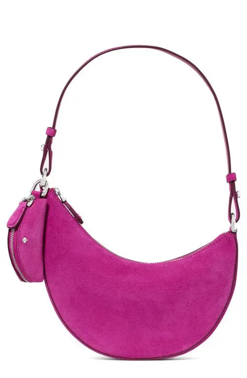 Kate Spade New York Mini Duo Suede Crossbody Bag - Beet