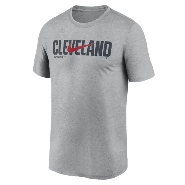 Nike Cleveland Guardians Swoosh Legend Dri-fit Mlb T-shirt - Grey