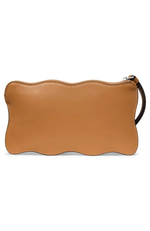 Kate Spade New York Scalloped Leather Wristlet - Garden Soil